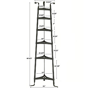 Old Dutch 60-Inch Cookware Stand, Oiled Bronze