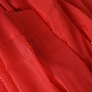 BalsaCircle 10 feet x 10 feet Red Sheer Voile Backdrop Drapes Curtains 2 Panels 5x10 ft - Wedding Ceremony Party Home Decorations
