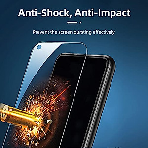 NEW'C Pack of 3, Glass Screen Protector for Google Pixel 4a 5G Anti-Scratch, Anti-Fingerprints, Bubble-Free, 9H Hardness, 0.33mm Ultra Transparent, Ultra Resistant Tempered Glass