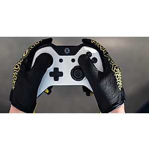Ironclad Console Gaming Gloves, Precision Fit, Performance Grip, Touchscreen Compatible, Machine Washable, (1 Pair), Size M (ES-CNSL-03-M)