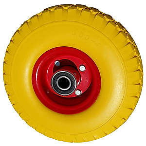 3.00-4 Flat Free Tire Hand Truck on Wheel 10 inch (3/4 Bearing)