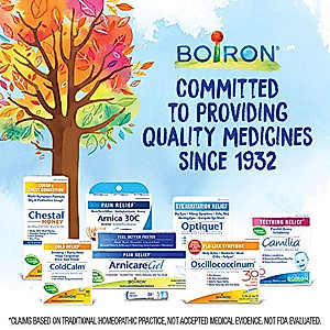 Boiron Sambucus Nigra 6C Homeopathic Elderberry Medicine for Relief of Painful Cough, Hoarsness, Nasal Congestion, and Loss of Voice - 3 Count (240 Pellets)