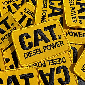 CAT Diesel Power Patch Trucker Hat - Premium Snapback for Men and Women - Racing Beer Cowboy Vintage Camo (US, Alpha, One Size, Black)