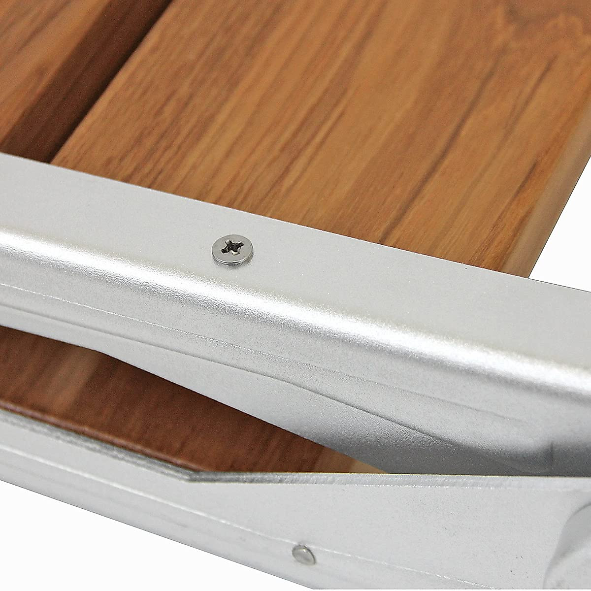 18" ADA Compliant Folding Serena Teak Wood Shower Bench Seat, Clear Coated for Extra Protection and Smooth Modern Finish, Foldable Aluminum Wall-Mounted Fold Up Bathroom Stool Seating Chair