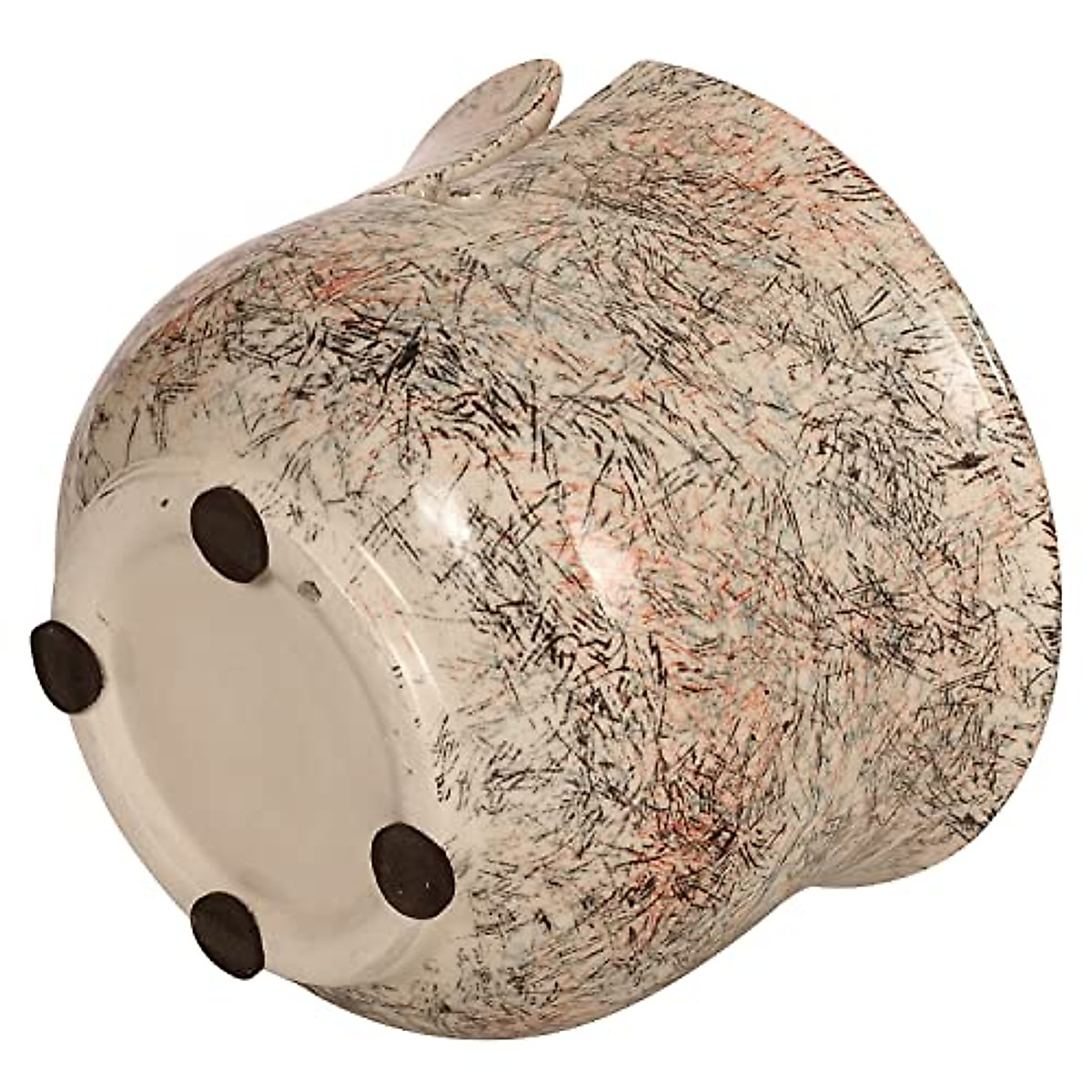 ABHANDICRAFTS XXL Large Ceramic Knitting Yarn Bowl for Crochet Storage Bowl Designed with Multi Color Hand Painting