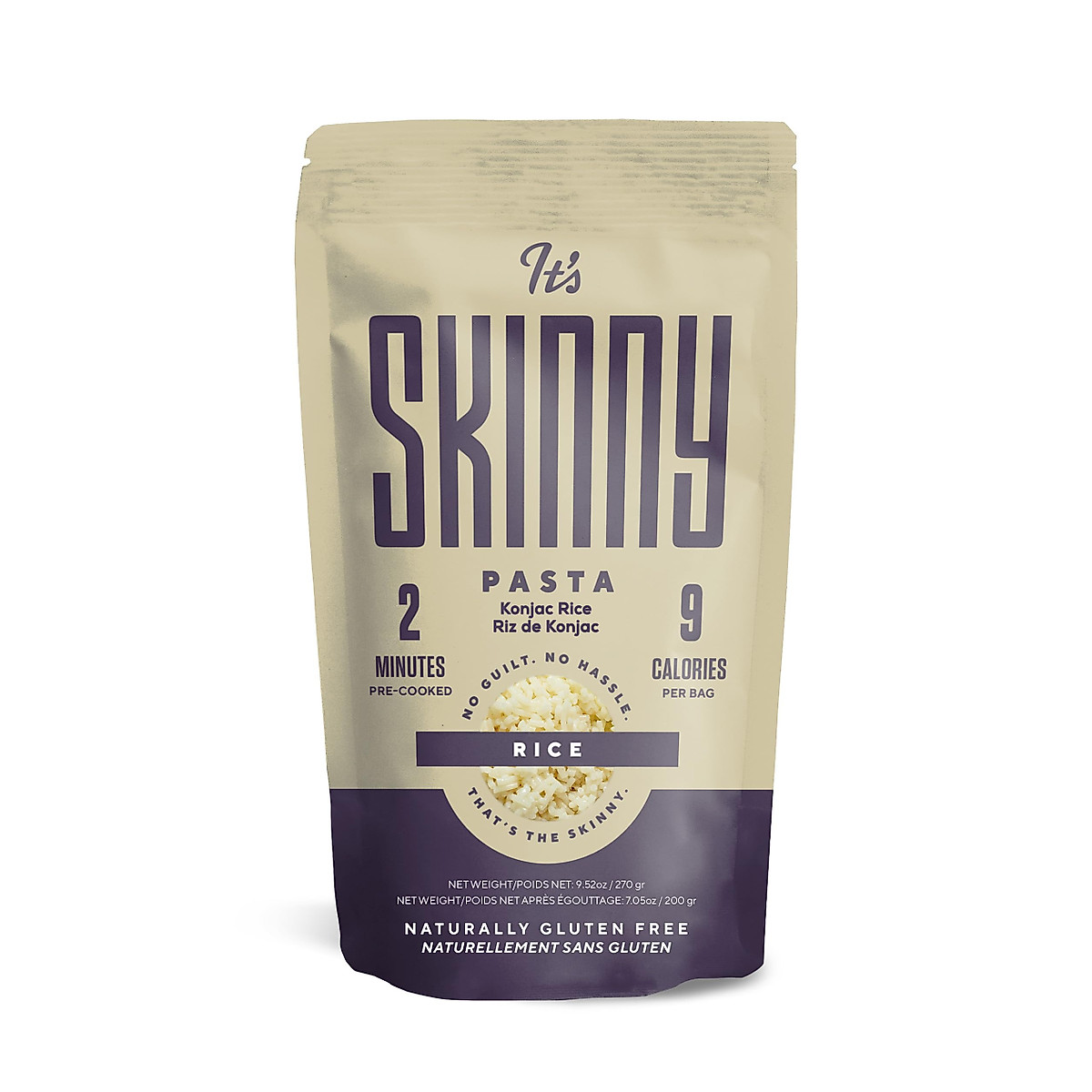 It’s Skinny Orzo — Rice Shaped Pasta Healthy, Low-Carb, Low Calorie Konjac Pasta — Fully Cooked and Ready to Eat Shirataki — Keto, Gluten Free, Vegan, and Paleo-Friendly (6-Pack)