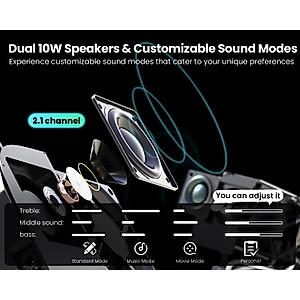 ETOE 4K Android TV 10.0 Projector, 1080P FHD Smart Projector with Auto Focus, Auto Keystone, 600 ANSI Lumens, Dual 10W Speakers, Netflix-Certified, 5.1G WiFi Bluetooth, Movie Projector with Bag-White