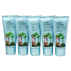Estee Lauder Pack of 5 x Take It Away Makeup Remover Lotion 1 oz each, Travel Size Unboxed