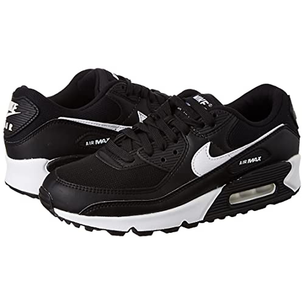 Nike Air Max 90 Black/White/Black 7 B (M)