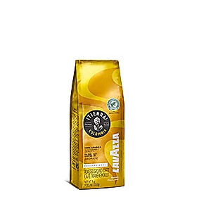 Lavazza ¡TIERRA! Colombia 100% Arabica-filter Authentic Italian, Blended And Roated in Italy, Fruity aroma with a balanced body-filter resulting in notes of grapefruit, red fruits, bergamot & Honey