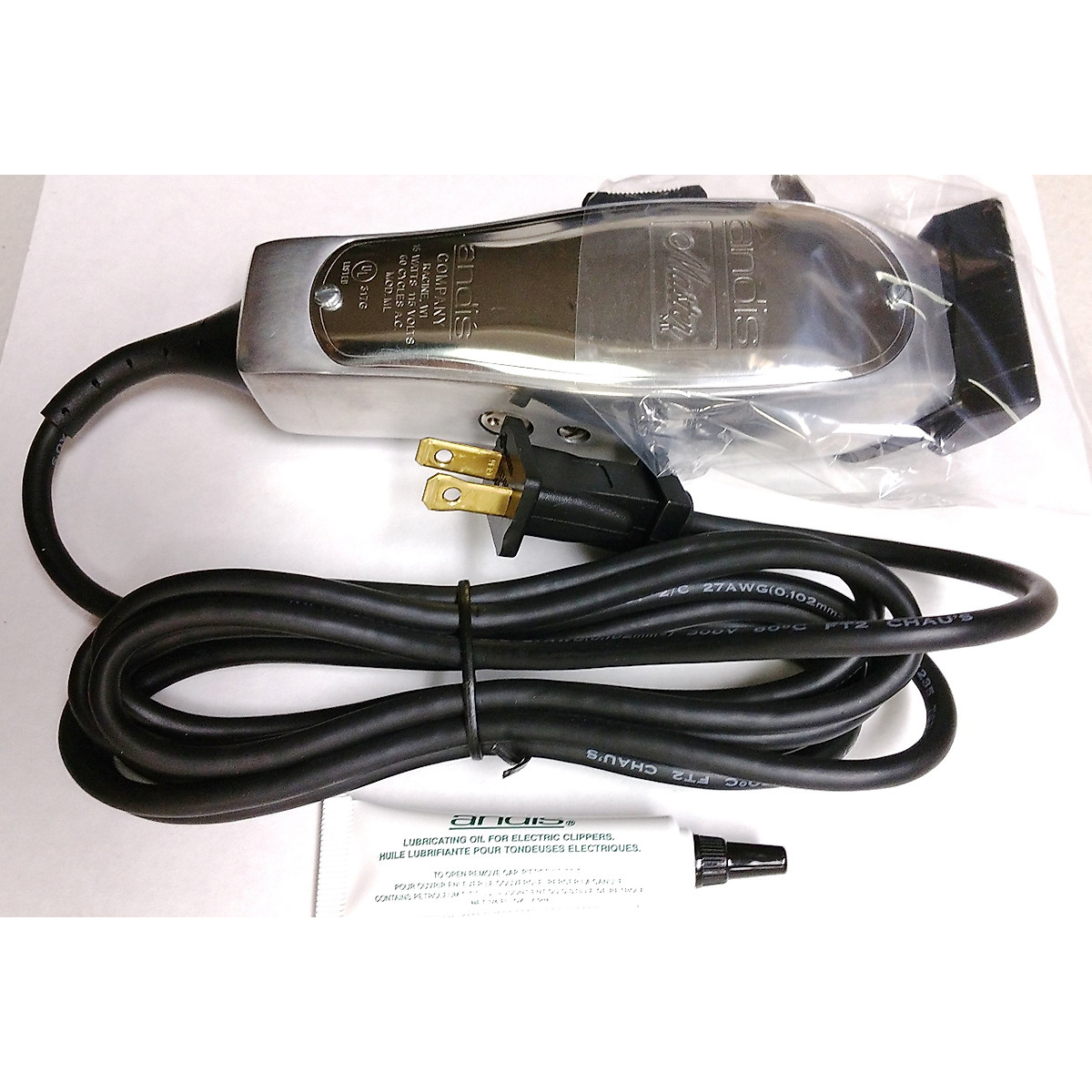 Andis Lightweight Professional Clippers, with Unbreakable Aluminum Housing with Quiet Cool Operation, BONUS FREE Cube Hard Travel Case Included