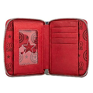 Loungefly x Marvel Captain America 80th Anniversary Floral Shield Zip-Around Wallet