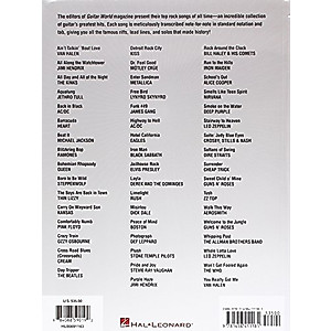 Guitar World's 50 Greatest Rock Songs of All Time (Guitar Recorded Versions)