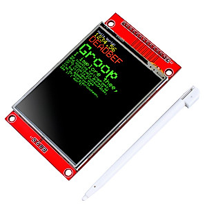 Hosyond 2.8 Inches TFT LCD Touch Screen Shield Display Module 320x240 SPI Serial ILI9341 with Touch Pen Compatible with Arduino R3/Mega2560 Development Board