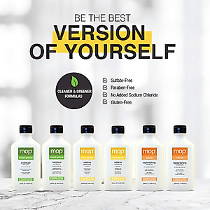 MOP Lemongrass Volume Conditioner For Fine Hair - Chamomile & Lemongrass Extracts Provide Volume, Hydration & Shine, Lightweight Formula