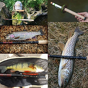 Maxcatch Tenkara Tapered Fly Fishing Line Braided Furled Line 12/13ft (Orange/Black, 13ft)