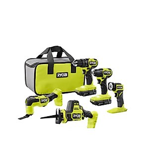 ONE+ HP 18V Brushless Cordless 5-Tool Combo Kit with (2) 1.5 Ah Batteries, Charger, and Bag