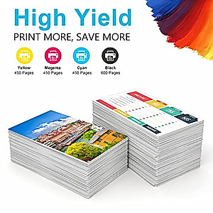 OINKWERE Remanufactured 212XL Ink Cartridge Replacement for Epson 212 Ink Cartridges 212 XL T212 to Use with XP-4100 XP-4105 WF-2850 WF-2830 Printer (1 Black,1 Cyan,1 Magenta,1 Yellow, 4 Pack)