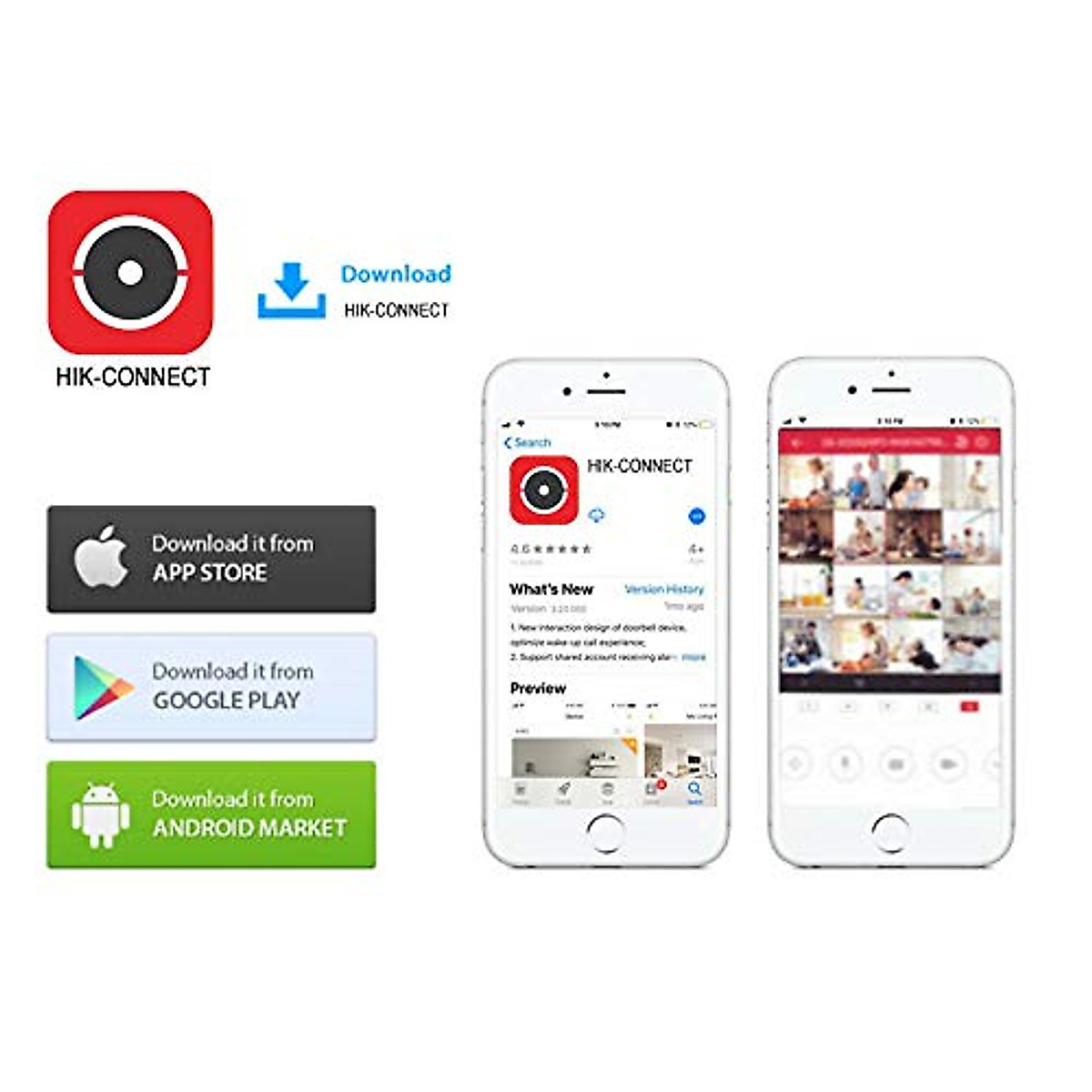 32CH HD TVI 4MP DVR - Surveillance Digital Video Recorder 32CH HD-TVI/CVI/AHD H265 Full-HD HDMI/VGA/BNC Video Output Analog & IP Camera Support Hikvision Compatible with DS-7332HQHI-K4 3 Year Warranty