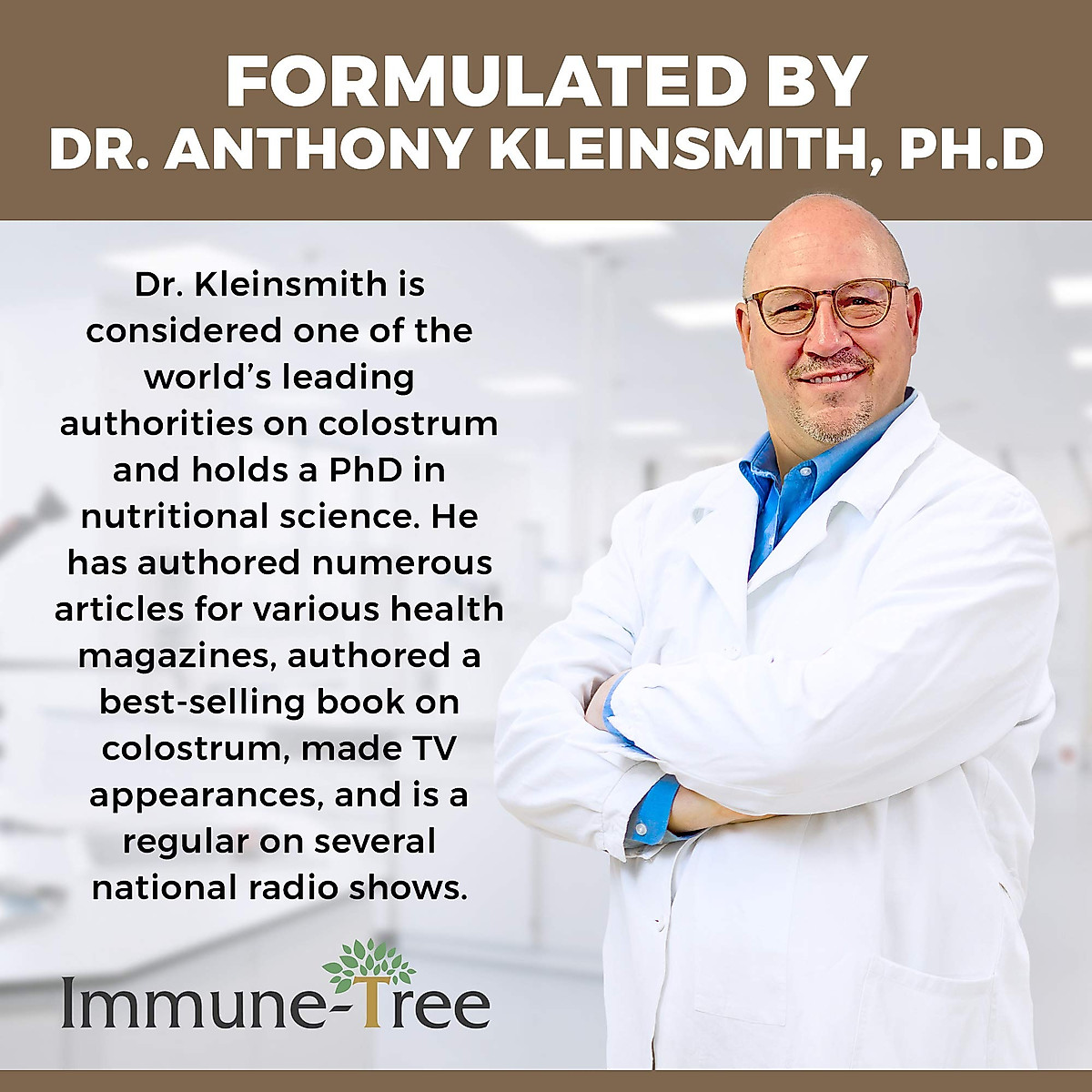 Immune-Tree Colostrum Probiotic Powder for Cats | Supplement for Cat Allergy, Immune Support, Skin and Coat & Itching Relief | Colostrum Powder for Cats Immunity System | Made in USA | 1.55oz