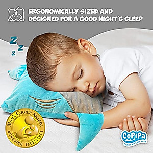 CoPiPa Plush Pillow & Pillowcase for Sleeping, 18" x 13" Kids Super Soft Decorative Unicorn Stuffed Animal Bed Pillow, Bedding Plush Gift for Toddlers, Boys & Girls (Mom’s Choice Award Gold Winner)
