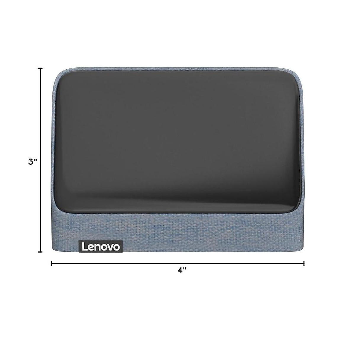 Lenovo Smart Clock Essential with Alexa Built-in - Digital LED with Auto-Adjust Brightness - Alarm Clock with Speaker and Mic - Compatible Docking - Misty Blue