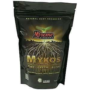 Xtreme Gardening HGC721205 Mykos Pure Mycorrhizal Inoculant Organic Root Enhancer, 2.2 lbs, Black