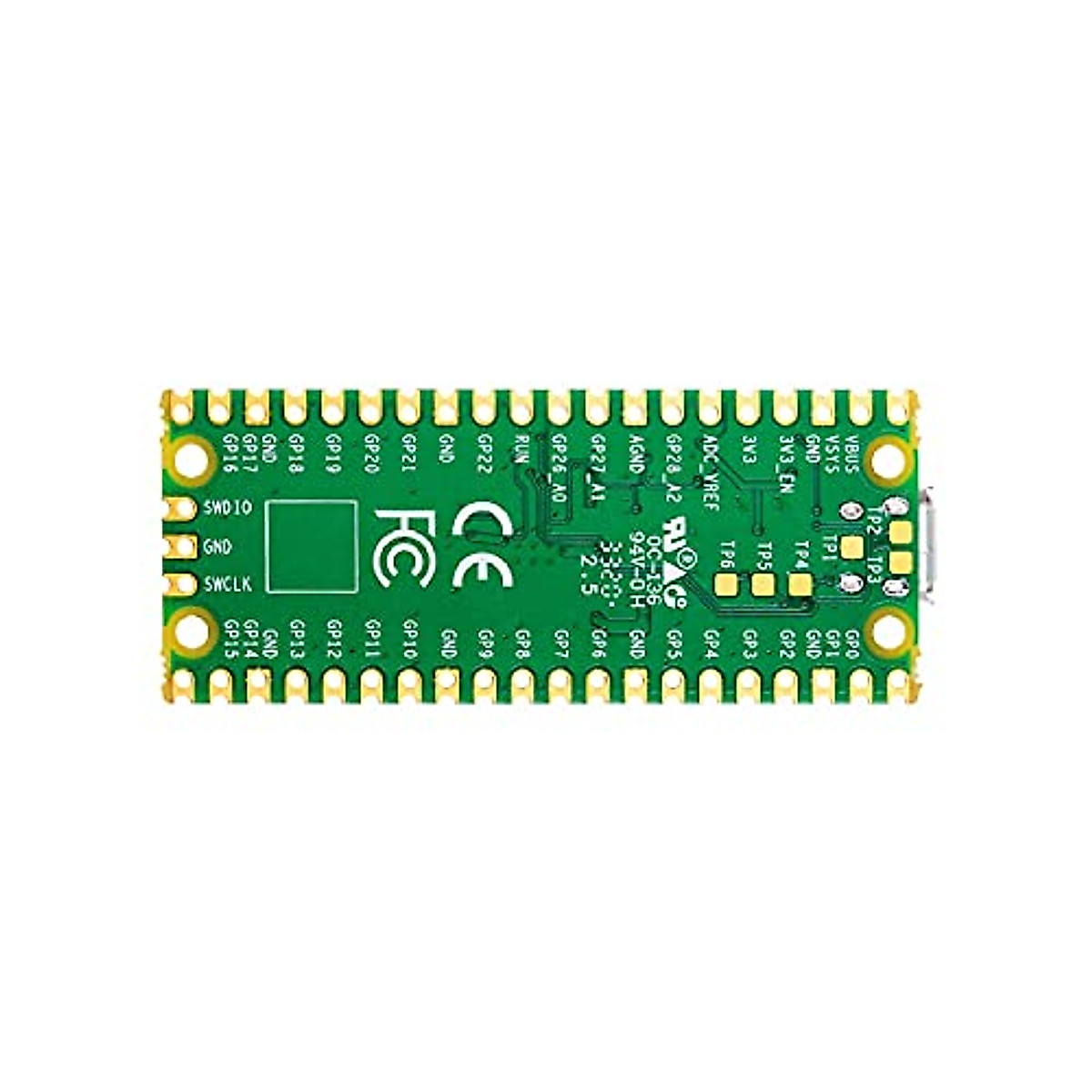 Seeed Studio Raspberry Pi Pico Flexible Microcontroller Board Based on The Raspberry Pi RP2040 Dual-core ARM Cortex M0+ Processor for Gamecube, 1pc.