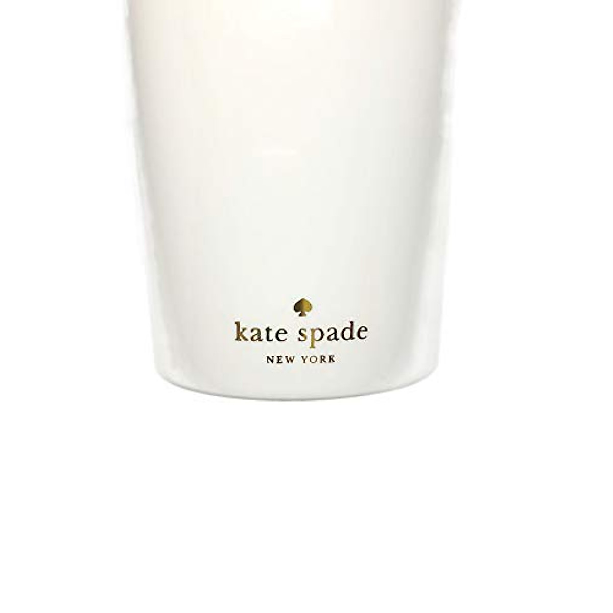 Kate Spade New York Initial Insulated Thermal Mug, 16 Ounce Travel Tumbler, M (Blue)