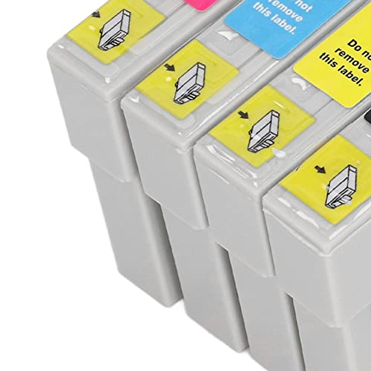 Hilitand 4Pcs Ink Cartridge BK C M Y Ink Cartridge Set Printer Cartridge with Ink for Office Printing Photos, Test Papers, Documents