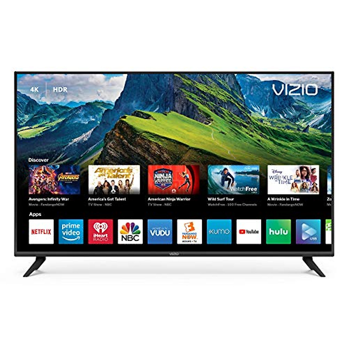VIZIO 50in Class 4K Ultra HD (2160P) HDR Smart LED TV (D50x-G9 / V505-G9) (Renewed)