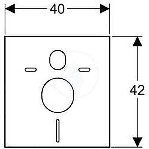 Geberit – WC support frame suspended-WC and sound insulation for bidet