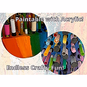 Polar Whale 2 Art Marker Storage Tray Organizers Pen Pencil Brush Storage Design Stand Supply Horizontal Storage Non-Scratch Non-Rattle Washable Compatible with Copic and More Each Holds 144