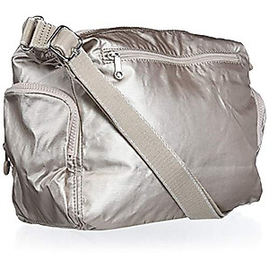 Kipling Women's Gabbie Crossbody, Lightweight Everyday Purse, Casual Shoulder Bag, Metallic Glow