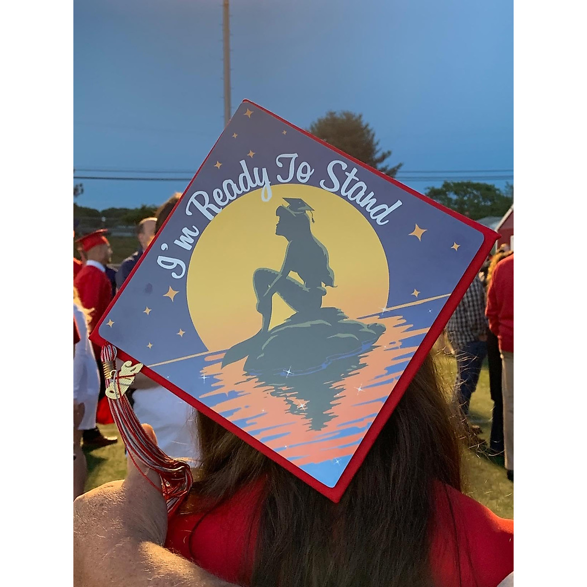 Tassel Toppers Little Mermaid - Grad Cap Decorated Grad Caps