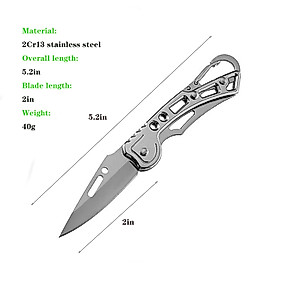 SHixu Pocket Folding Knife Tactical Knife Compact Folding Knife for Creative Business Gift (12pack)