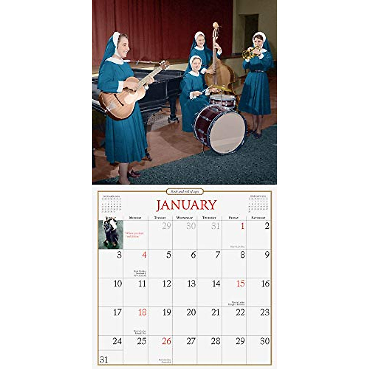 Nuns Having Fun Wall Calendar 2021