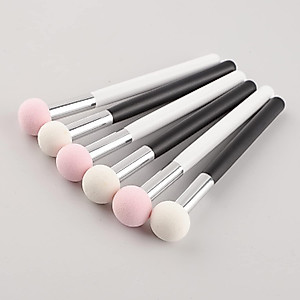 SALOCY Mushroom Powder Puff,6 Pieces Foundation Sponge Powder Puff Sponge Make Up Brushes, Concealer Brush Sponge for Women Girls…