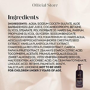 -417 Dead Sea Cosmetics Replenishing Moisture Mineral Shampoo - Cleansing & Nourishing - Perfect Solution For Beautiful Healthy Hair - with Aloe Vera & Sweet Almond Oil 11.83 fl oz.