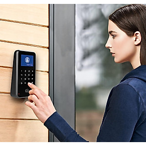 UHPPOTE 2.4-inch Display Door Access Control Touch Keypad 125khz Compatible with WiFi Tuya