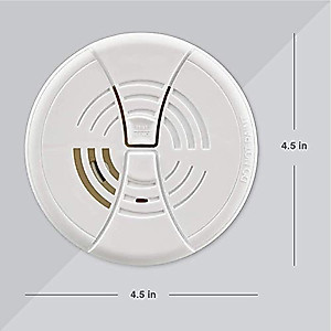 First Alert BRK FG250B Dual Ionization Smoke Alarm with 9-Volt Battery, 1", White