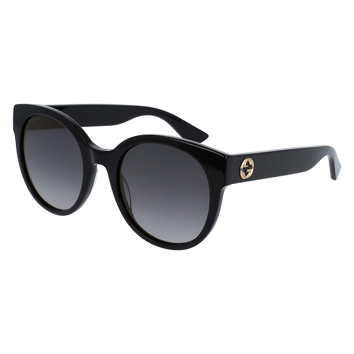 Gucci GG0035S - 001 Black/Grey Gradient Round Sunglasses 54mm