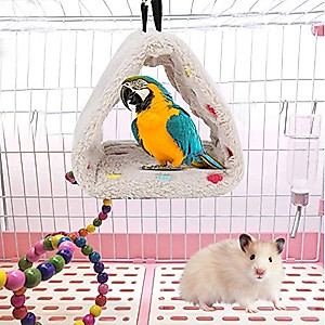 OKJHFD Pet Small Animal Hanging Hammock Ferret Hammock Cage, Hamster Rat Glider Guinea Pig Hideout Great for Playing and Sleeping