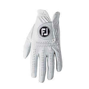 FootJoy Men's Pure Touch Limited Golf Gloves White Large, Worn on Left Hand