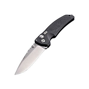 Hogue 34370 EX-03 3.5" Folder Drop Point Blade Tumble Finish Polymer Frame - Matte Black