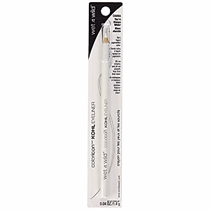 wet n wild Color Icon Kohl Eyeliner Pencil, Rich Hyper-Pigmented Color, Smooth Creamy Application, Long-Wearing Matte Finish Versatility, Cruelty-Free & Vegan - You're Always White!(Pack of 2)