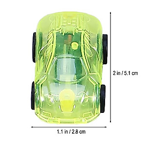 jojofuny 24pcs Color Random Pull and Boy Toys Car Children Transparent Gifts Mini Back Vehicle Push
