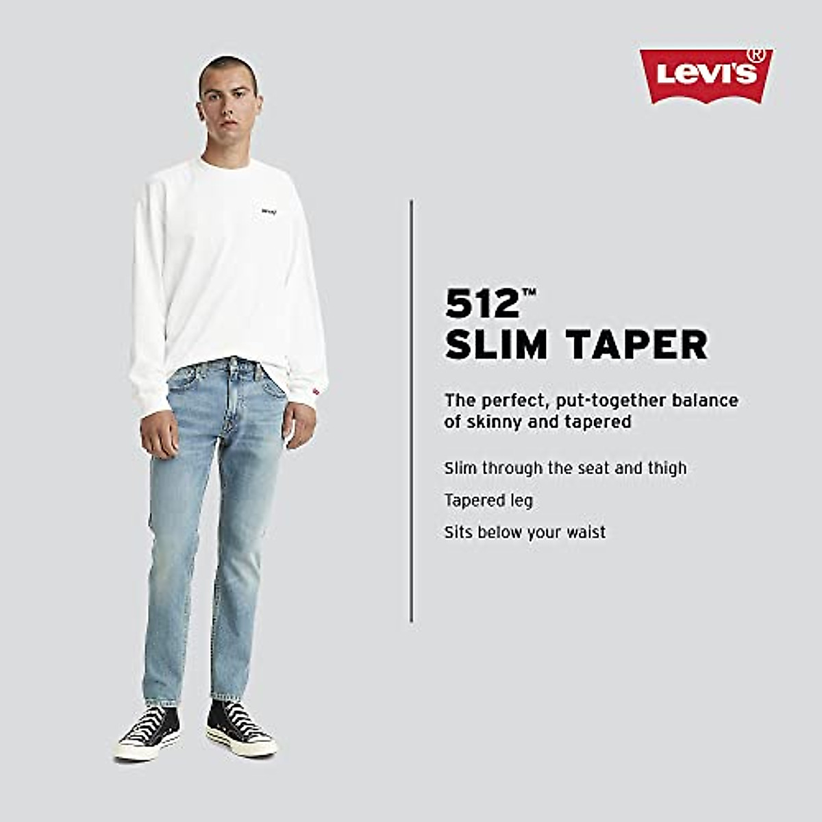 Levi's Men's 512 Slim Taper Jeans (Seasonal), (New) Native Cali-Stretch, 32W x 30L