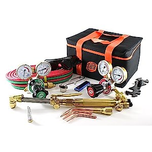 SÜA 25 Series Gas Welding & Cutting Kit Oxygen Torch Acetylene Welder Outfit