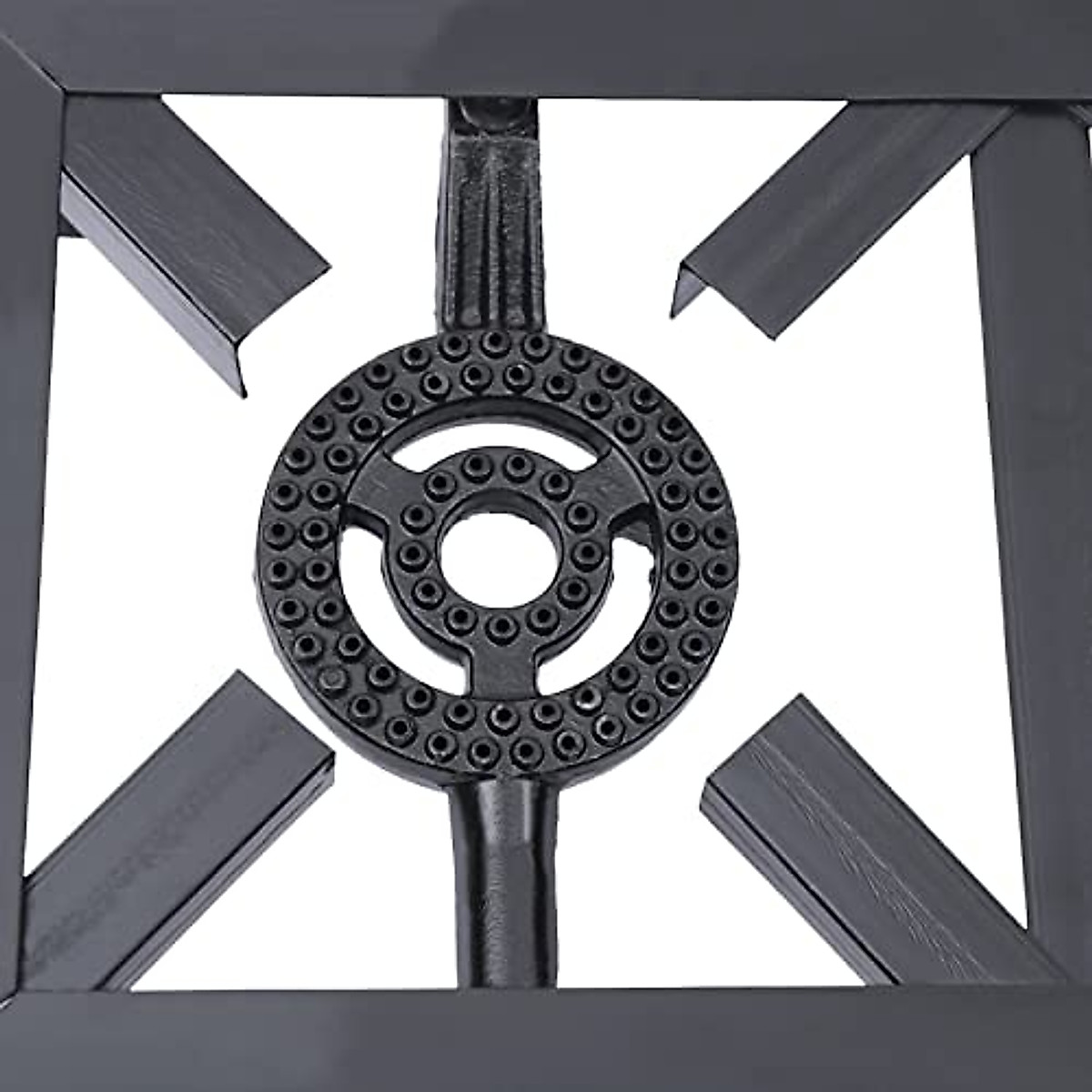 Double Burner Stove, ACOSDIDES Portable 2 Burners Outdoor BBQ Camping Gas Stove Hiking Propane Cooker W/Hose for Outdoor Camping, Barbecue Grilling, Tailgating, Hiking